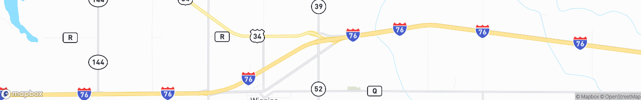TruckMap | Stub's Gas & Oil (Sinclair) 16740 Hwy 39 Wiggins CO 80654