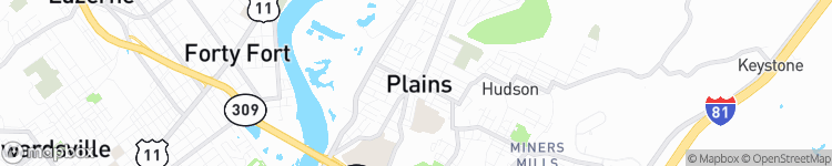 TruckMap | Lumber Yards near Plains, Pennsylvania