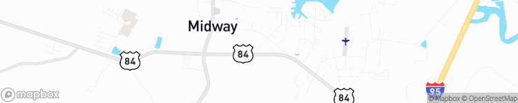 TruckMap | Distribution Centers near Midway, GA