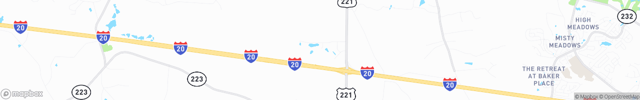 TruckMap | AGS1 Amazon 2150 Discovery Dr Appling GA 30802