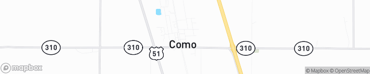 TruckMap | Nuclear Power Plants near Como, MS