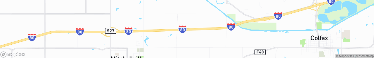 TruckMap | Weigh Station Mitchellville WB I-80 W Mitchellville IA 50169