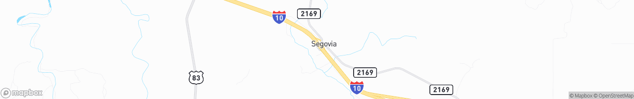 TruckMap | Segovia Truck Stop I-10 Exit 465 Segovia TX 76849